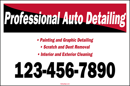 Yard Signs Realtor Signs Car Detailing