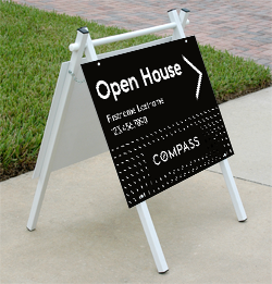 Compass Hamptons Realtor Signs Directional Signs Tent Signs