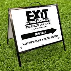 EXIT Realty Realtor Signs Directional Signs A Frame Sign Units