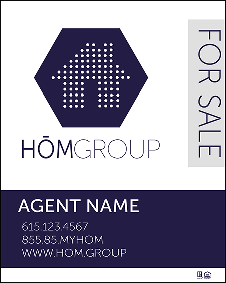 HOM Group Realtor Signs Panels