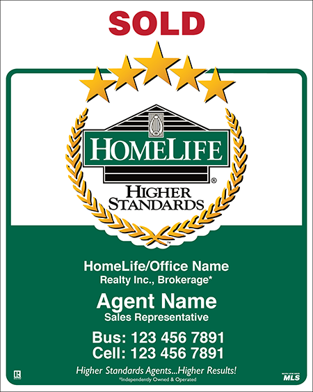 HomeLife Realtor Signs Panels