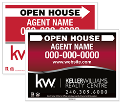 Keller Williams Realty Centre Realtor Signs Directional Signs
