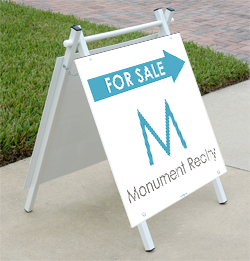 Monument Realty Realtor Signs Directional Signs Tent Signs