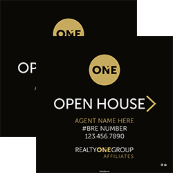 Realty One Group Realtor Signs Directional Signs For Sale Open House Panels