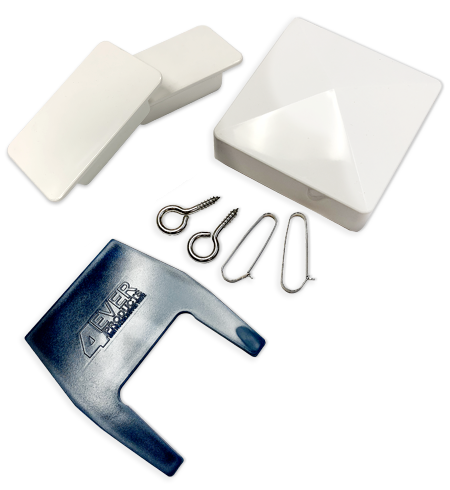 sign-accessories Realtor Signs Plastic Colonial Post Hardware Kit