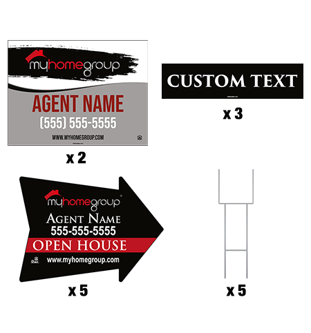 Order Real Estate Agent Sign Kits Online - Oakley Signs & Graphics