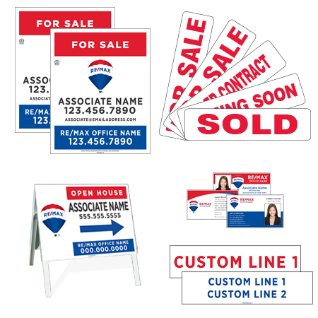 REMAX Premium Real Estate Sign Kit | Buy Premium REMAX Custom Sign Kits ...