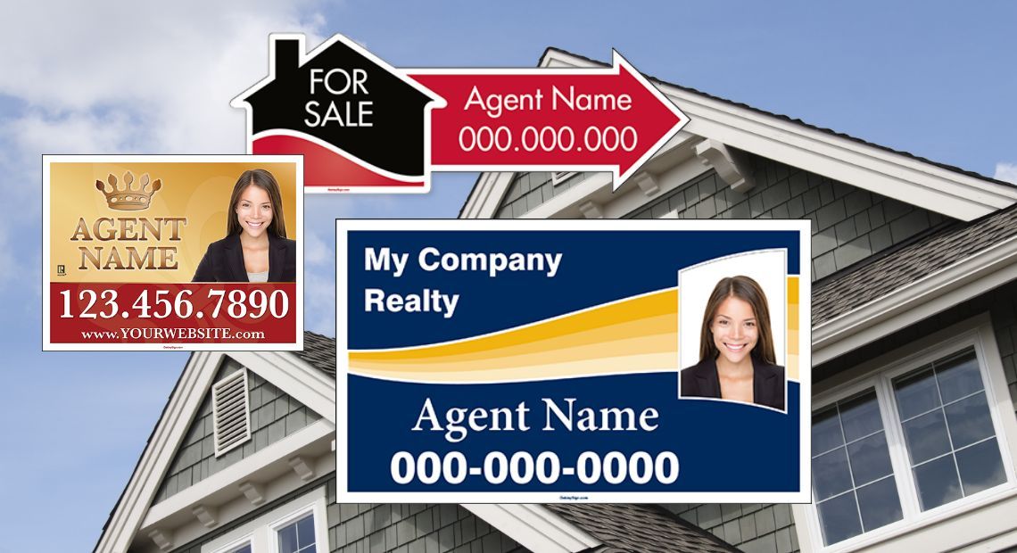 Real Estate Sign Size Guide Learn About Real Estate Sign Dimensions